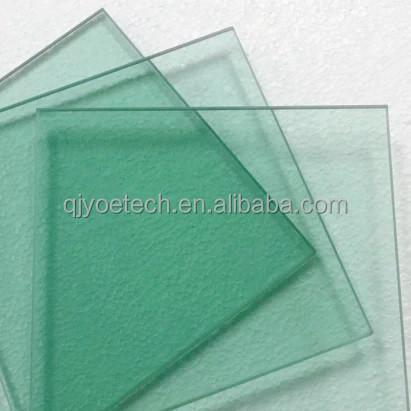 Quality Tempered Light Green PVB Colored Laminated Safety Glass for Kitchen Staircase for sale