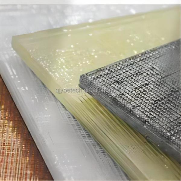 Quality Building Safety Glass Fabric Mesh Laminated Glass with Solid Structure Custom for sale
