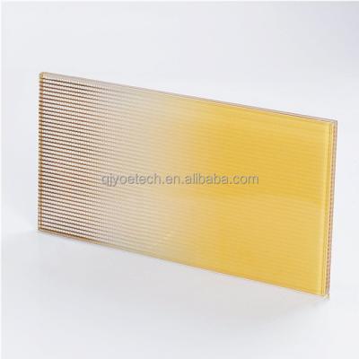 China Building Safety Glass Fabric Mesh Laminated Glass with Solid Structure Custom Design for sale