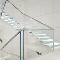 China Security Function Laminated Safety Glass Staircase for Customized Interior Decoration for sale