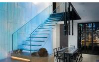 China Security Function Laminated Safety Glass Staircase for Customized Interior Decoration for sale