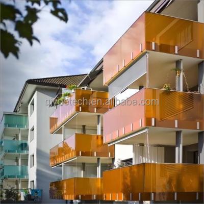 China Home Bar Partition with Colored Laminated Glass Balustrades in Various Thickness for sale