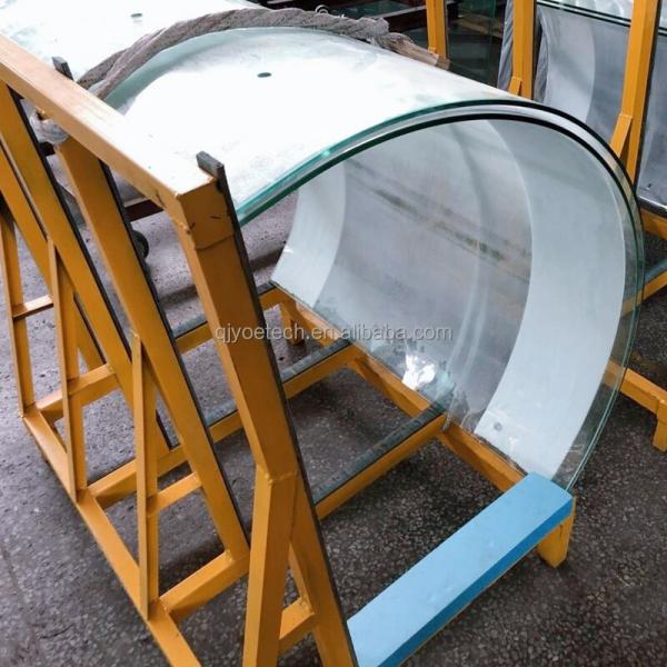 Quality Flat Tempered Glass Panel for Curtain Wall Construction Projects Cutting and for sale