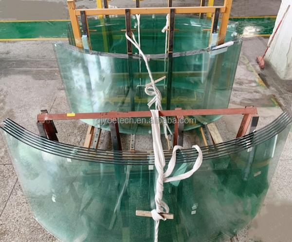 Quality QJY-TG Building Curved Tempered Glass Full Solution High Strengthened for sale