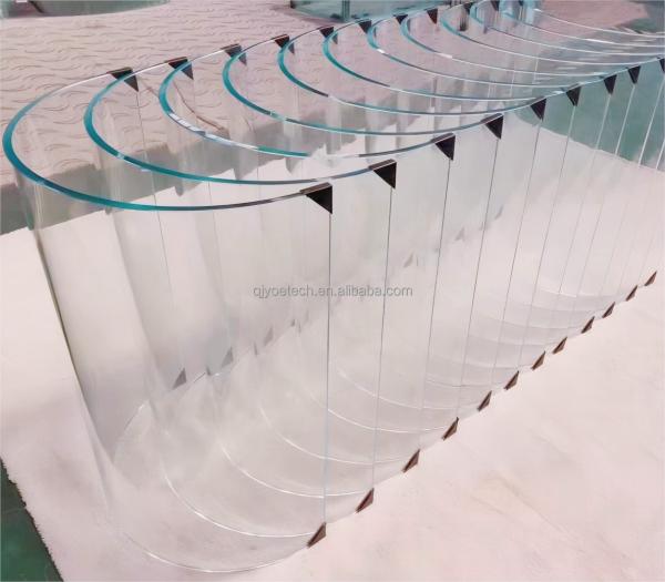 Quality QJY-TG Building Curved Tempered Glass Full Solution High Strengthened for sale