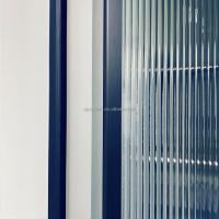 China Fluted Moru Tempered Glass for Interior Partition Processing Cutting Edging Tempering for sale
