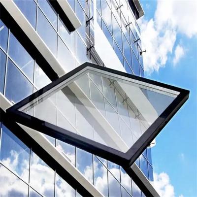 China 6 12A 6 Low-E Argon Gas Tempered Insulated Decorative Window Laminated Reflective Building Glass Flat Shape for Curtain Wall for sale