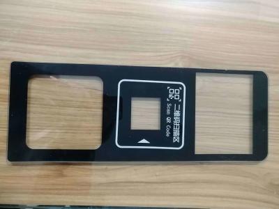 Cina Vernice nera decorativa Stampa a schermo di seta Vetro temperato per sovrapposizione a schermo tattile in vendita