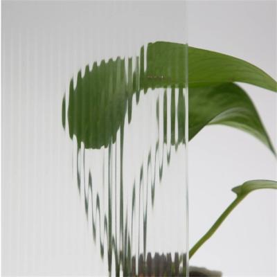 China Cut Custom Pattern Textured Glass for Apartment Decorative Hot Melt Fused Glass for sale