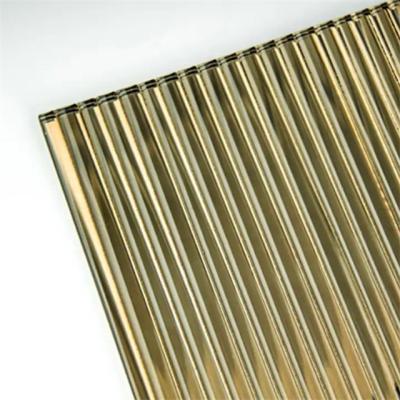 China Decorative Building Material 4mm-6mm Bronze Patterned Glass for Interior Decoration for sale