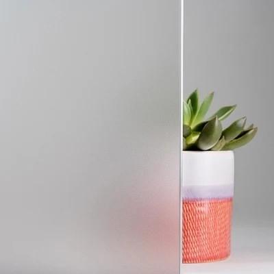 Quality 3-12mm Non Fingerprint Frost Etched Solid Construction Glass Sheets for Hall for sale