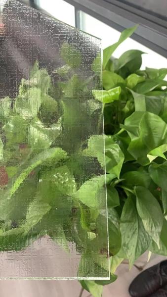 Quality Industrial Frost Silk-Screen Sand Blasted Polished Tempered Safety Glass for for sale