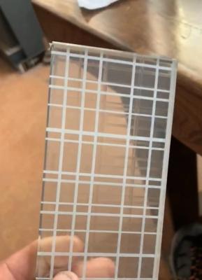 China Industrial Frost Silk-Screen Sand Blasted Polished Tempered Safety Glass for Staircase for sale