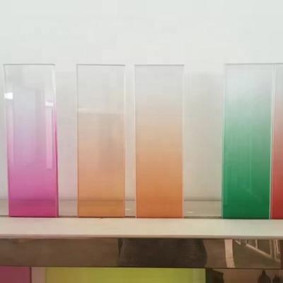 China Performance Flat Rectangle 10.76mm 12.76mm 17.14mm 21.52mm Gradient PVB Tempered Laminated Glass for sale