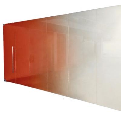 Drilling Tempering Eco-friendly 6.38-8.38mm Polished Edged Toughened Gradient Glass