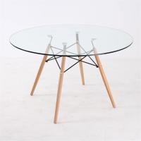 China Deep Processing Tempered Clear Glass Round Tabletop for Dining Coffee Table Protector for sale