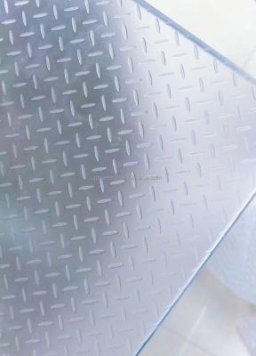 Cina Anti-slip Frost Acid Etch Tempered Glass per decorazione del pavimento Scopo Disegno personalizzato in vendita