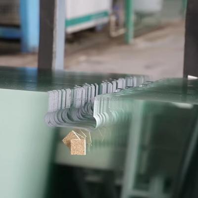 Cina Logo personalizzato Elegante porta in vetro singola senza telaio per bagno e soggiorno in vendita