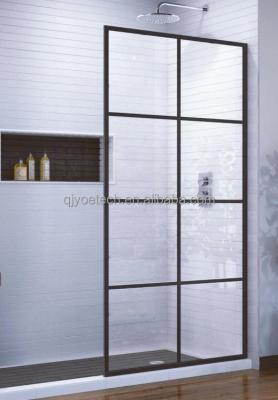 Cina Logo personalizzato Disegno elegante Porta doccia francese singola per bagno o soggiorno in vendita