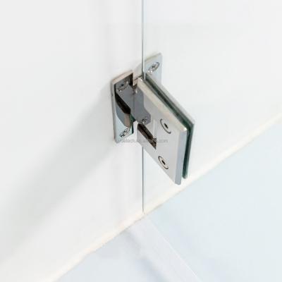 China Chrome Adjustable Hinged Single Frameless Shower Door for Bathroom Living Room SAMPLE for sale