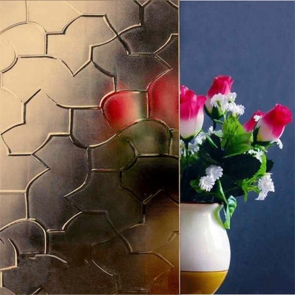 Patterned Glass for Church Windows Decorative Stained Glass Sheet in Industrial Style
