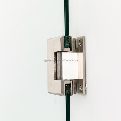 Cina Spessore 6-12 mm Finitura in nichel spazzolato doccia senza telaio porta in vetro per hotel in vendita