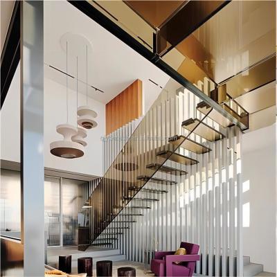 China Supermercado Laminado de vidro de segurança Escalinha espiral para decoração de interiores à venda