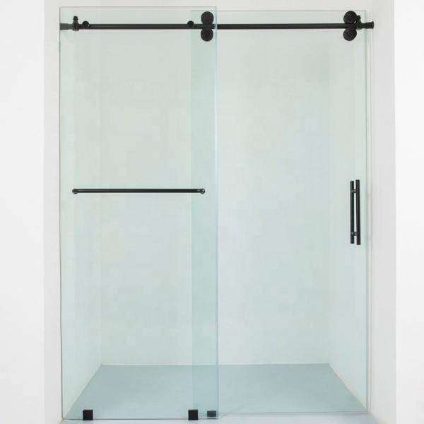 Quality 3mm-12mm Thickness Hotel Sliding Frameless Tempered Glass Shower Doors with for sale