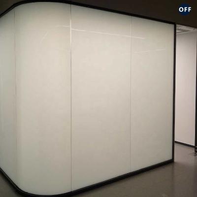 China Modern Design Patitional Control PDLC Smart Switchable Electrochromic Decorative Films Window Glass Shutters for sale