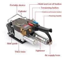 China Banding Welding Pneumatic Plastic Strapping Tool Box Packing Handheld Automatic Strapping Machine for sale
