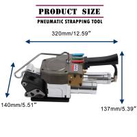 China Banding Welding Pneumatic Plastic Strapping Tool Box Packing Handheld Automatic Strapping Machine for sale