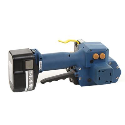 China 3000N Tension Power Li-ion Rechargeable Strapping Tool with Back Up Battery and Friction Welding for sale