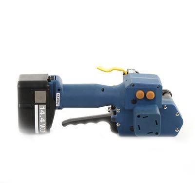 China 3000N Tension Power Li-ion Rechargeable Strapping Tool with Back Up Battery and Friction Welding for sale