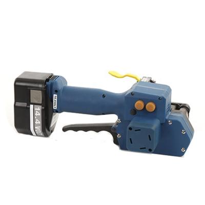 China 3000N Tension Power Li-ion Rechargeable Strapping Tool with Back Up Battery and Friction Welding for sale