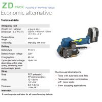 China Flat Packages Pallets Battery Strapping Tool 27000mha Poly Strapping Tool for sale