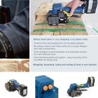 China Flat Packages Pallets Battery Strapping Tool 27000mha Poly Strapping Tool for sale