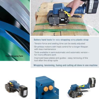 China Friction Welding Principle Battery Powered Plastic Strapping Tool 3 In 1 Combination Machine for Packaging for sale
