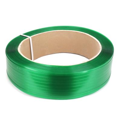 China PET Strapping Band with Strong Tensile Strength Low Elongation and High Temperature Resistance for Industrial Packaging for sale