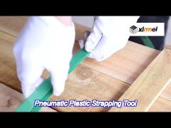sealing pneumatic plastic strapping tool pet band 9mm - 19mm pneumatic banding machine
