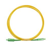 China SC/APC Simplex Single Mode Fiber Patch Cord 3M Low Insertion Loss for sale