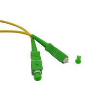 China SC/APC Simplex Single Mode Fiber Patch Cord 3M Low Insertion Loss for sale