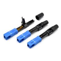 China Single Mode FTTH SC/UPC Fiber Optic Fast Connector 0.25dB Insertion Loss for sale
