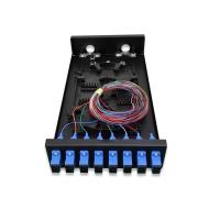 China FTTX Network SC 8 Port Patch Panel Wall Mount for sale