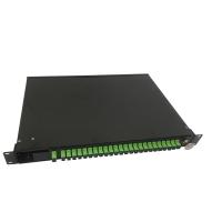 China 1U ODF Patch Panel Rack Mount Fiber Optic Terminal Box 12-48 Cores for sale