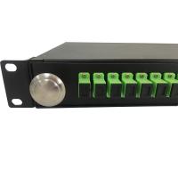 China 1U ODF Patch Panel Rack Mount Fiber Optic Terminal Box 12-48 Cores for sale