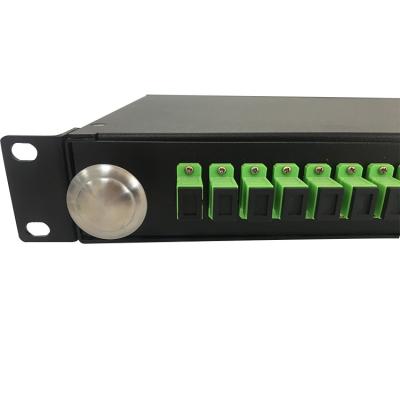 Cina contenitore terminale a fibra ottica di supporto di scaffale del quadro d'interconnessione di 1U ODF in vendita