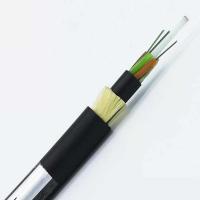 China Single Jacket HDPE 24 Core ADSS Optical Cable FRP 100 Span for sale