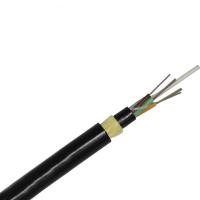 China Single Jacket HDPE 24 Core ADSS Optical Cable FRP 100 Span for sale
