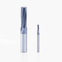 China Composite Coating Carbide Thread Milling Cutter  Multiple Teeth For Hard Material for sale