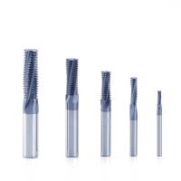 China Composite Coating Carbide Thread Milling Cutter  Multiple Teeth For Hard Material for sale